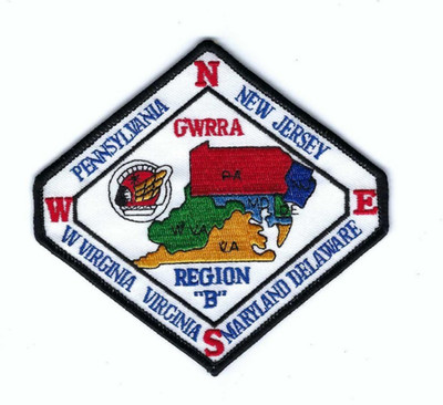 GWRRA Gold Wing Road Riders Association Patch 4.5in x 4.75Motorcycle ...