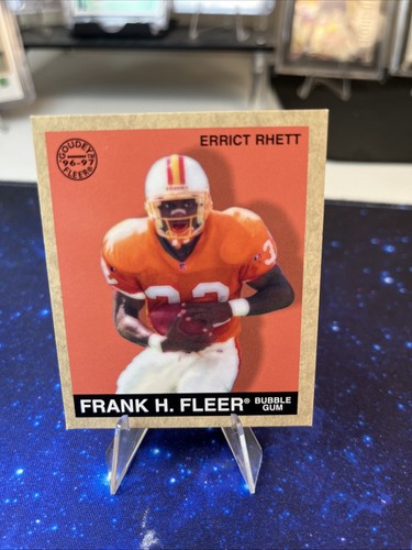 GOUDEY '96 - 97 FLEER FOOTBALL CARD ERRICT RHETT TAMPA BAY BUCCANEERS ...