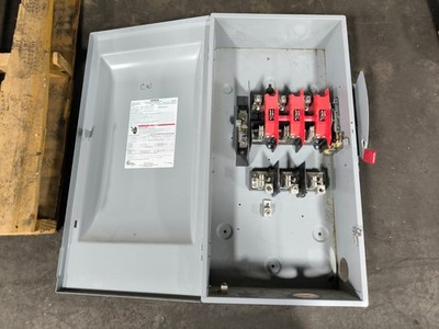 Siemens GF324N Fusible Safety Disconnect Switch 200 Amp 240 VAC 1/3 ...