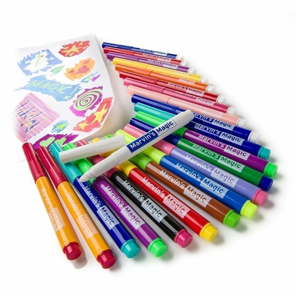 Marvin's Magic - 25 Amazing Magic Pens | Colored Pens | Art Supplies ...