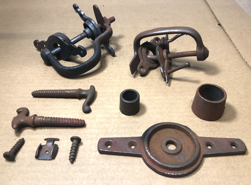 Antique Cast Iron Hardware Part Yoke Hitch Horse Ox Blacksmith Forged ...