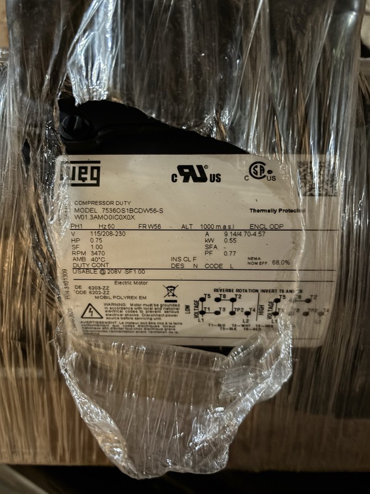 Weg Compressor Duty Motor | eBay