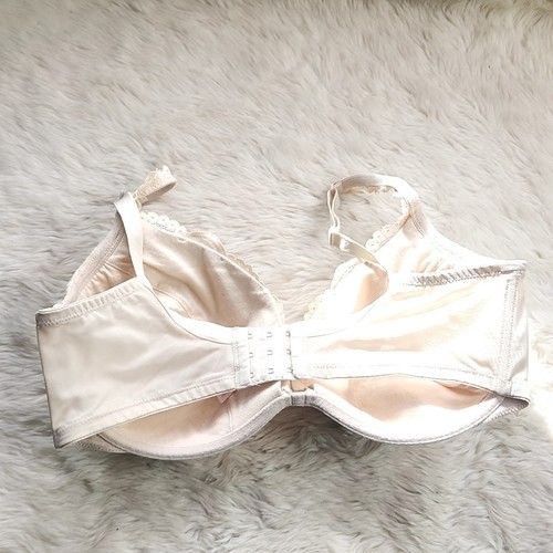 Cacique Womens Sz 40DD Bra Beige Lace Underwired | eBay