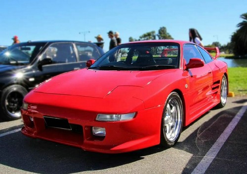 For Toyota MR2 SW20 TR Type Wide Body FRP Unpainted Side Lip Side Skirt ...