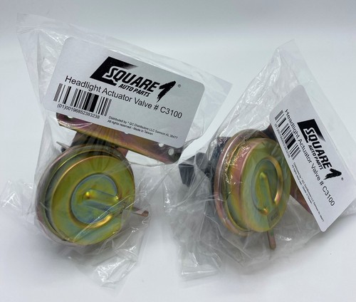 HEADLIGHT VACUUM ACTUATOR RELAY VALVE DUAL KIT SQUARE 1 FOR C3 68-82 ...