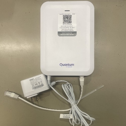 Quantum Fiber C5500XK High Performance Modem With AC Power Adapter | eBay