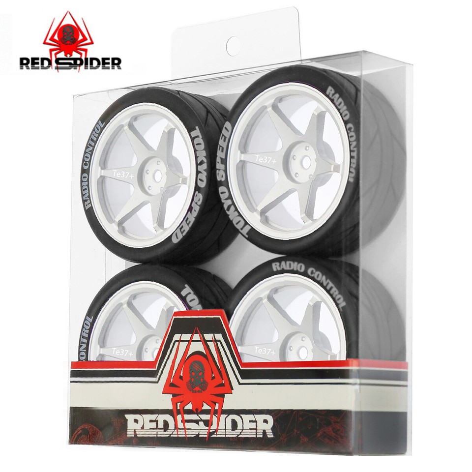 1/10 On road Rc Car Aluminium Wheels Rims Tires For Yokomo Mst HSP D4 ...