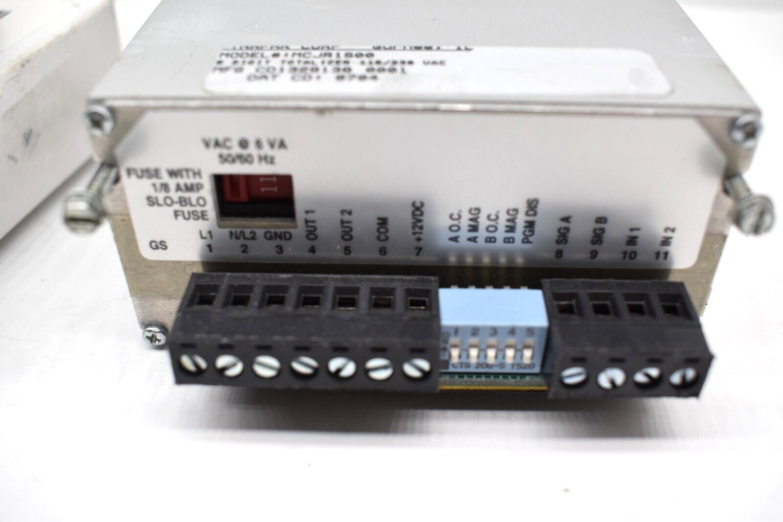 DYNAPAR MAXjr Count 1 MCJR1S00 115/230VAC 8-Digit Totalizer w ...