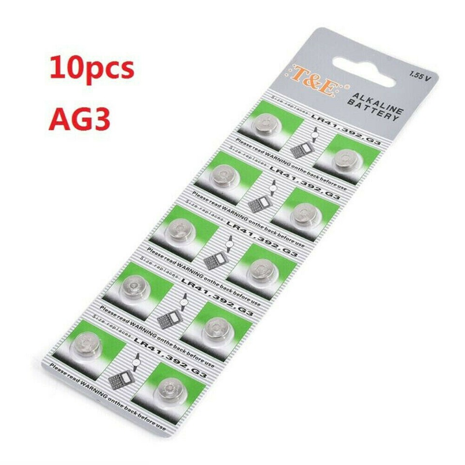 10-100Pcs AG4 AG3 AG10 AG13 CR2016 CR2032 3V Watch Button coin Cell ...