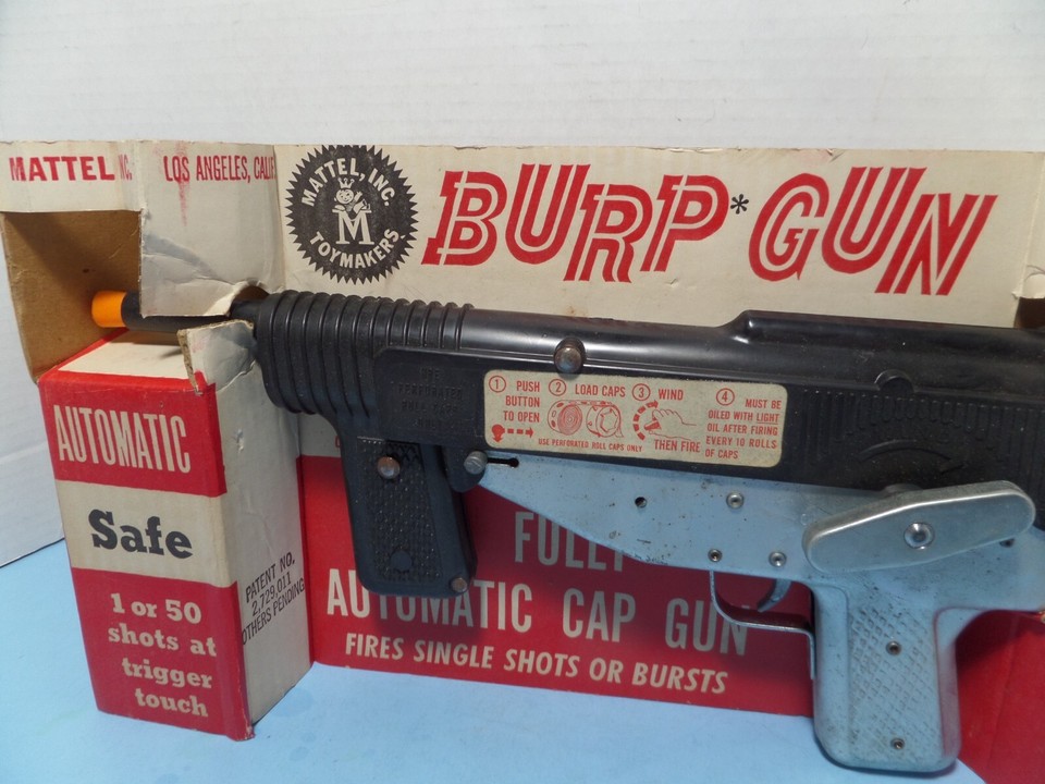 MATTEL BURP SUBMACHINE GUN #536 | eBay