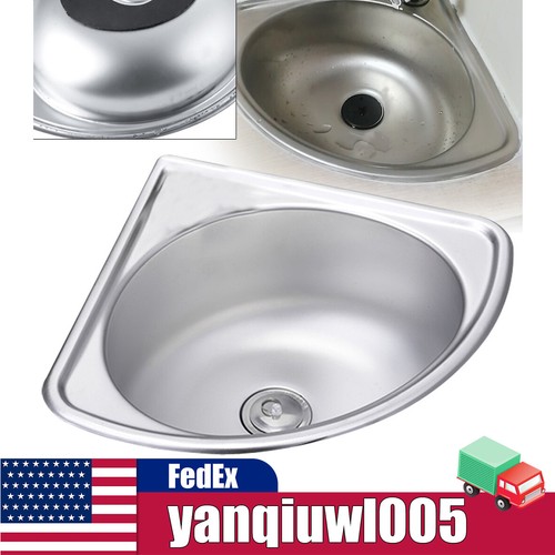 Small Hand Wash Basin Compact Bathroom Cloakroom Wall Mounted Triangle ...