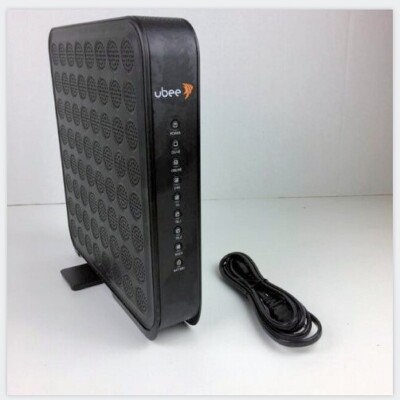 Ubee DVW32CB Telephone Modem Advanced Wireless Voice Gateway w/pwr cord ...