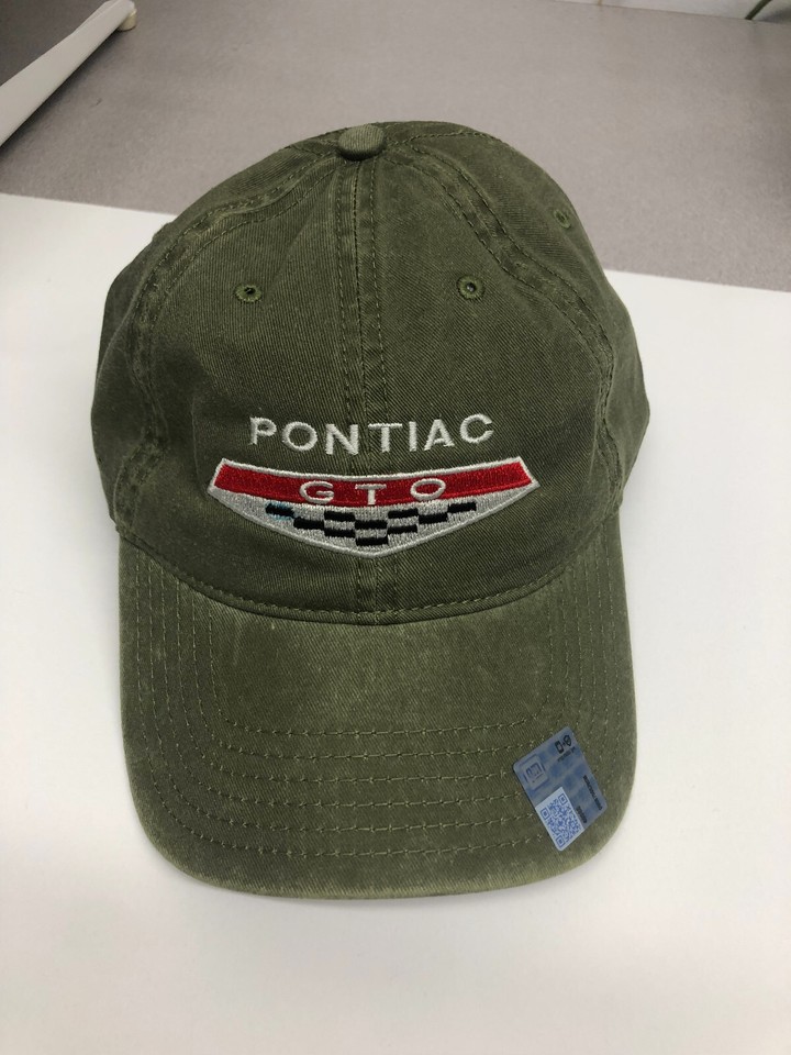 PONTIAC GTO GARMENT WASHED PIGMENT DYED HAT GM LICENSED | eBay