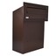 Rear Access Post Box with Trim for Gates and Fences W3-1 External Steel ...