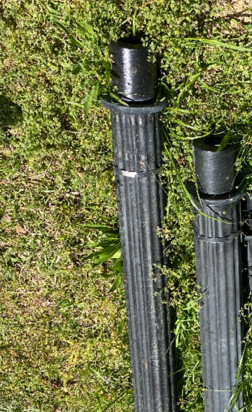 1 Vintage Fluted Colonial Street Light Pole 8’ Tall, will deliver | eBay