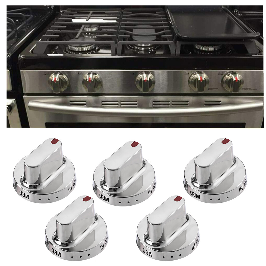 5x DG64-00472A DG68-00101B Gas Stove Replacement Knobs For Samsung ...