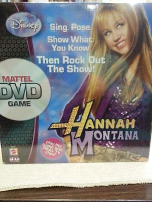 ORIGINAL 2007 DISNEY HANNAH MONTANA MATTEL DVD GAME SEALED 15033 | eBay