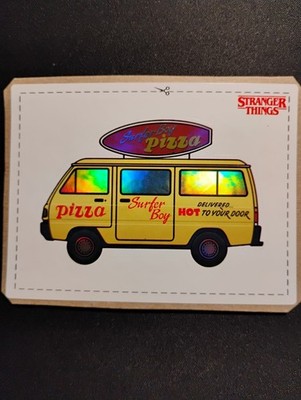Holographic Surfer Boy Pizza Van Limited Edition Stranger Things ...