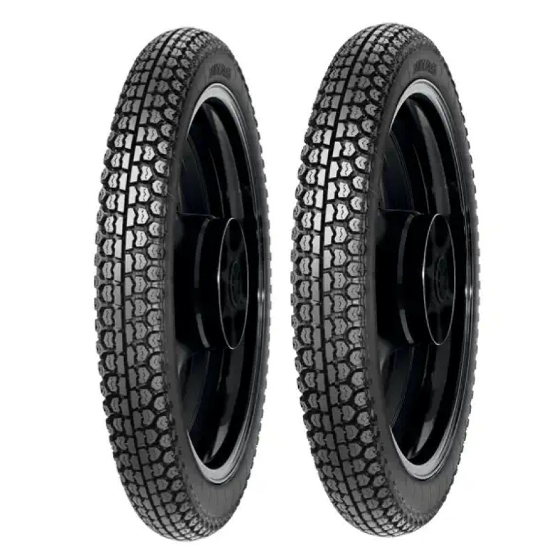 Classic Vintage Motorcycle Tyre Mitas 2.75 -18 48P RF TT Universal H03 ...