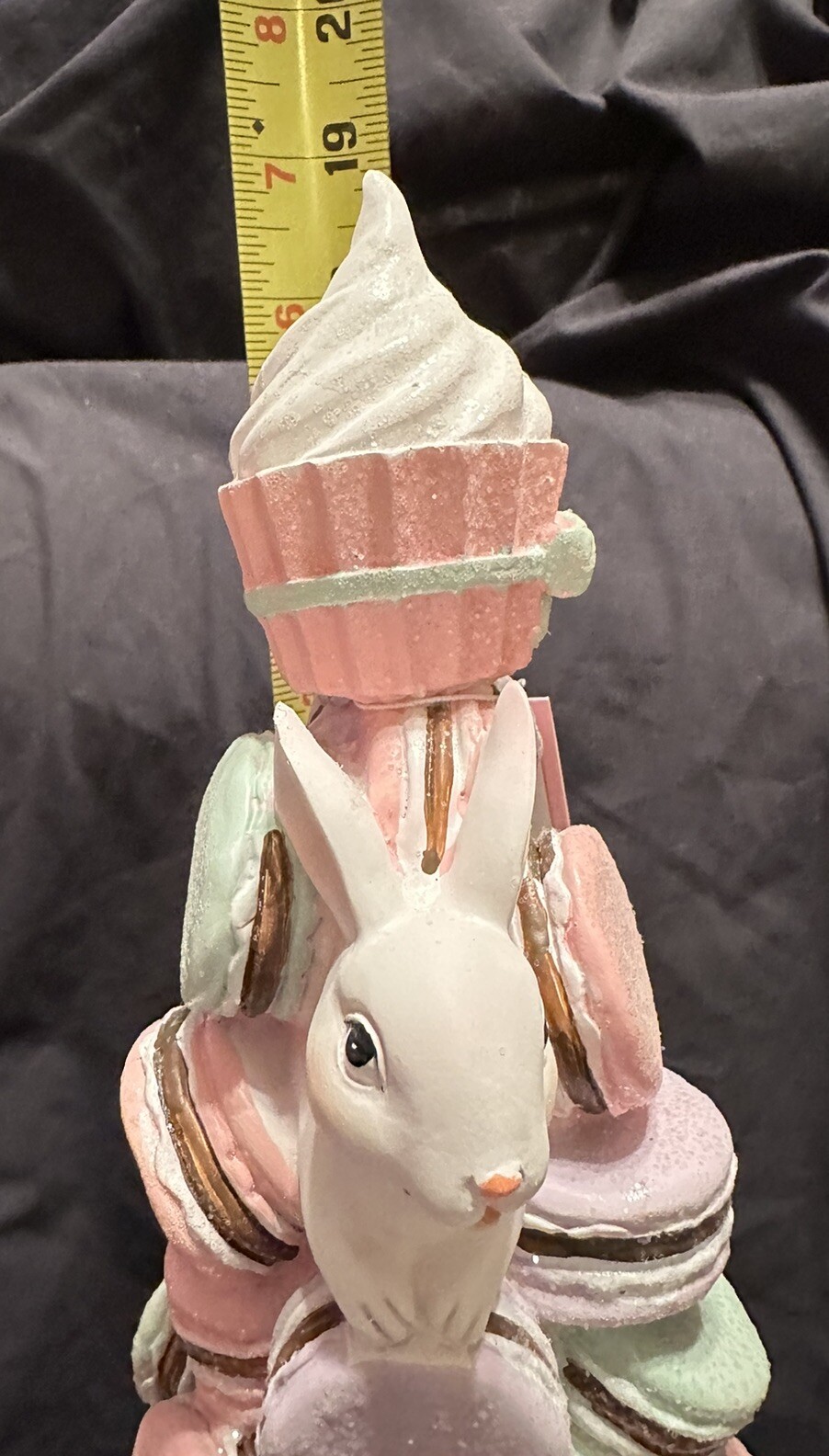 Cupcakes and Cashmere 19” Hiding Easter Bunny Macaroons tree Pedestal ...