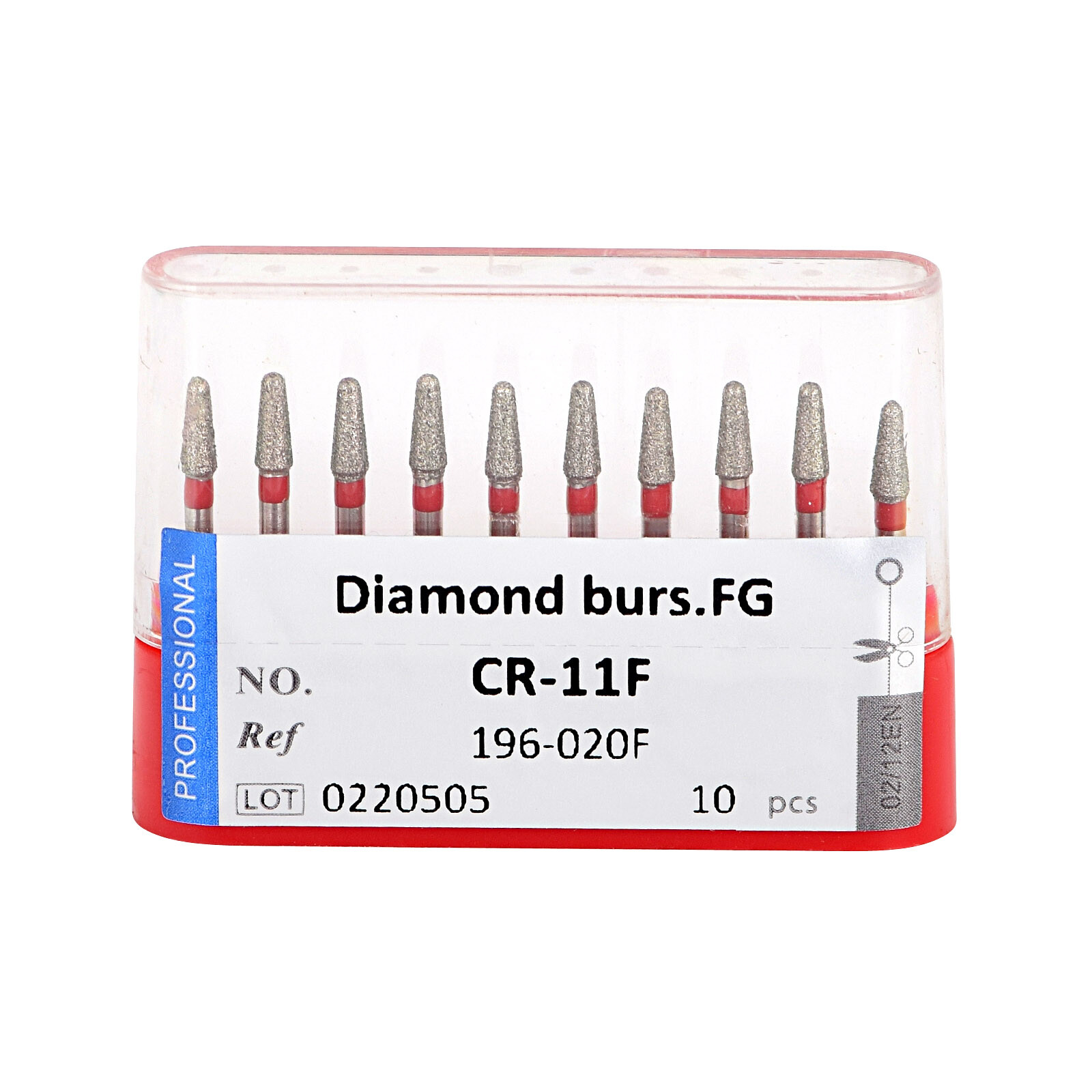 28 Types Dental Diamond Burs High Speed Handpiece Friction Grip 1.6MM ...