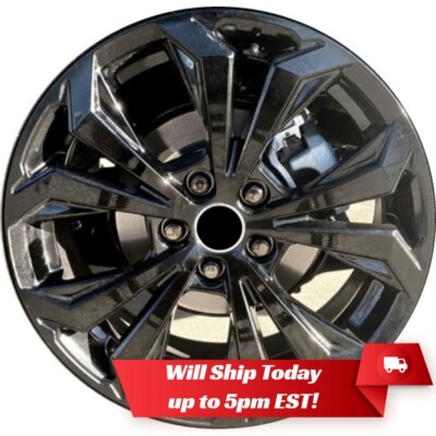 New Set of 4 18" Gloss Black Alloy Wheels Rims for 2019-2024 Toyota ...