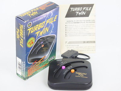 ASCII TURBO FILE TWIN For Super Famicom Made in 1433 | eBay