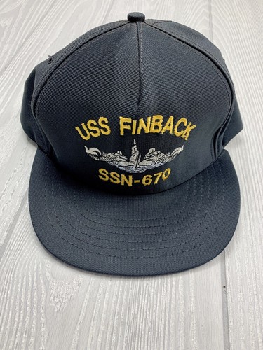 USS Finback SSN-670 Ball Cap Embroidered Submarine | eBay