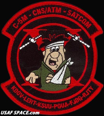 USAF 418TH FLIGHT TEST SQ- SUPER GALAXY SATCOM-SATELLITE-FRED ...