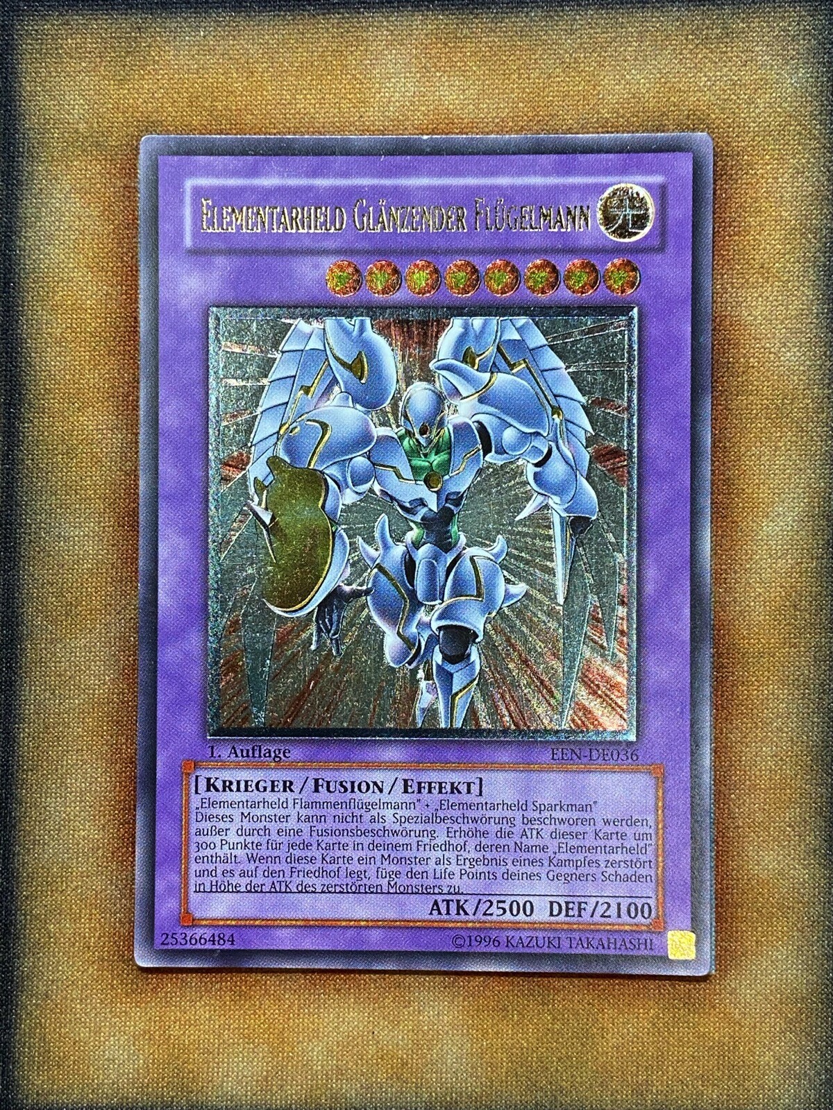 Yugioh GERMAN Elemental Hero Shining Flare Wingman EEN-EN036 Ultimate ...