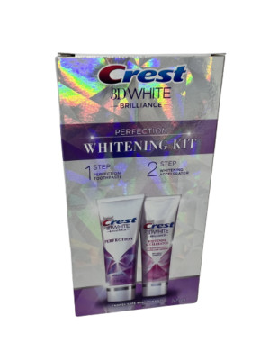 Crest 3D White Brillance 2 Step Toothpaste Kit Toothpaste & Accelerator ...