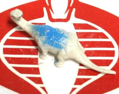 Chinasaur Dinosaur Mini Blue White Brontosaurus Figurine Plastic PVC ...