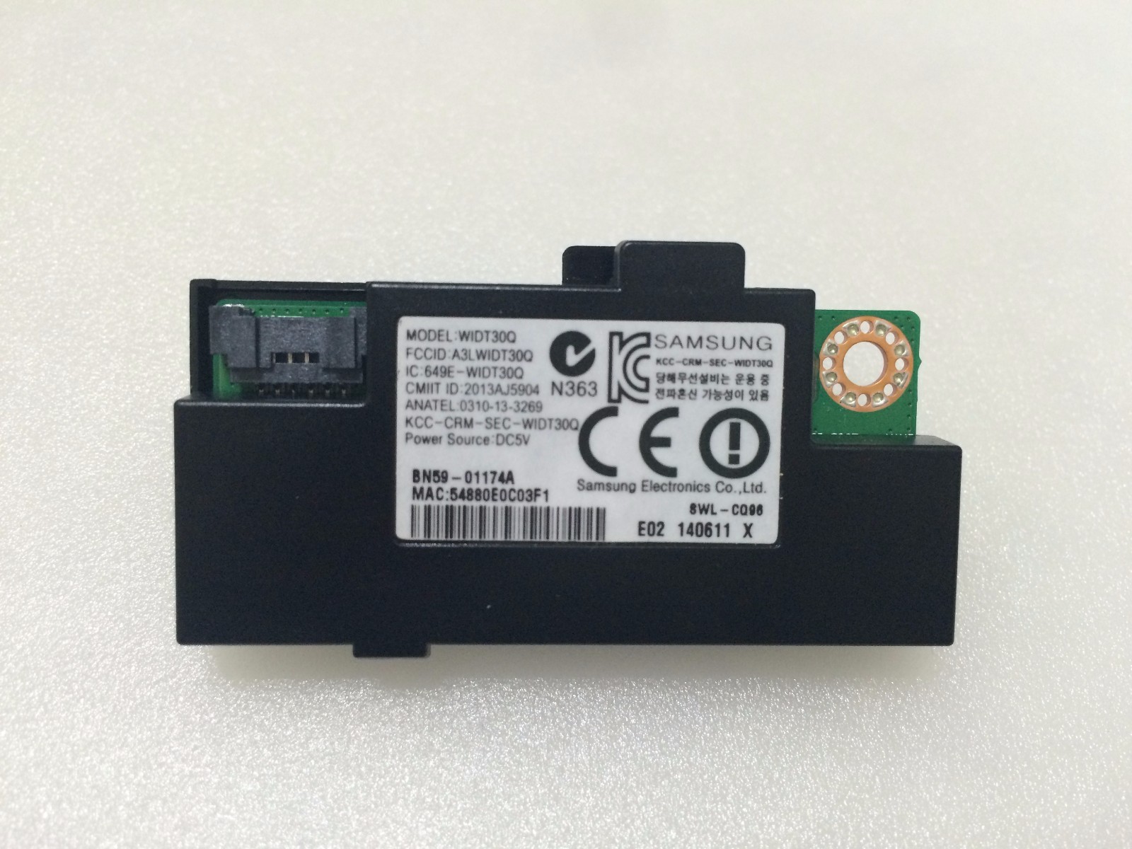 Samsung Wi-Fi Module WIDT30Q BN59-01174A | eBay