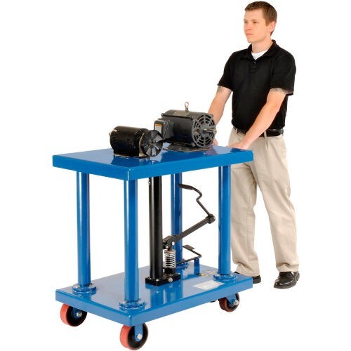 NEW! Work Positioning Post Lift Table Foot Control 6000 Lb. Cap 36x24 ...