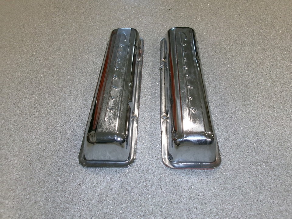 1965-1967 Chevrolet Chrome Valve Covers L79 | OE