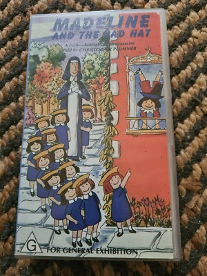 Vintage Madeline & the bad Hat Pepito movie VHS Video rare original ...