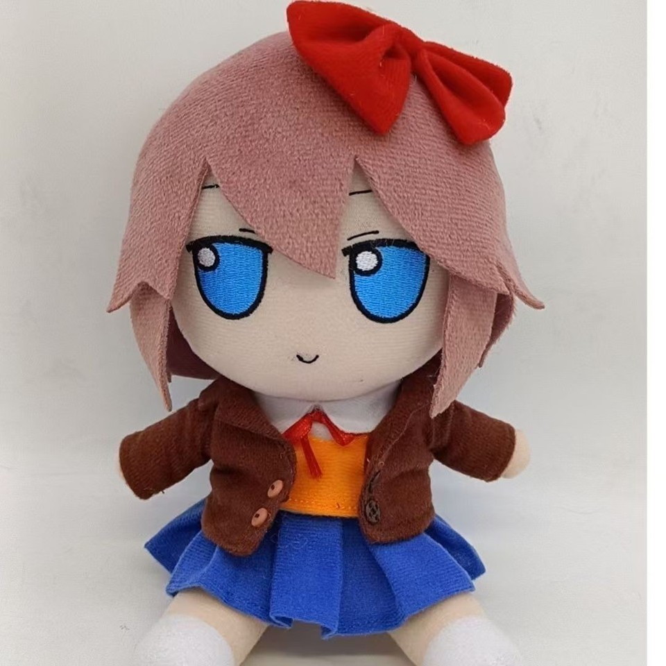 Doki Doki Literature Club Sayori Monika Yuri Fumo Fumo Plush Doll Toy ...