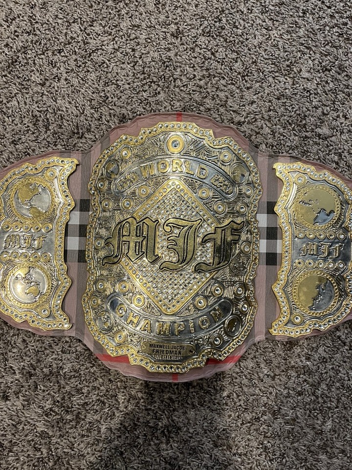 AEW WWE MJF Autographed Signed Custom Better Than You Title Belt ...