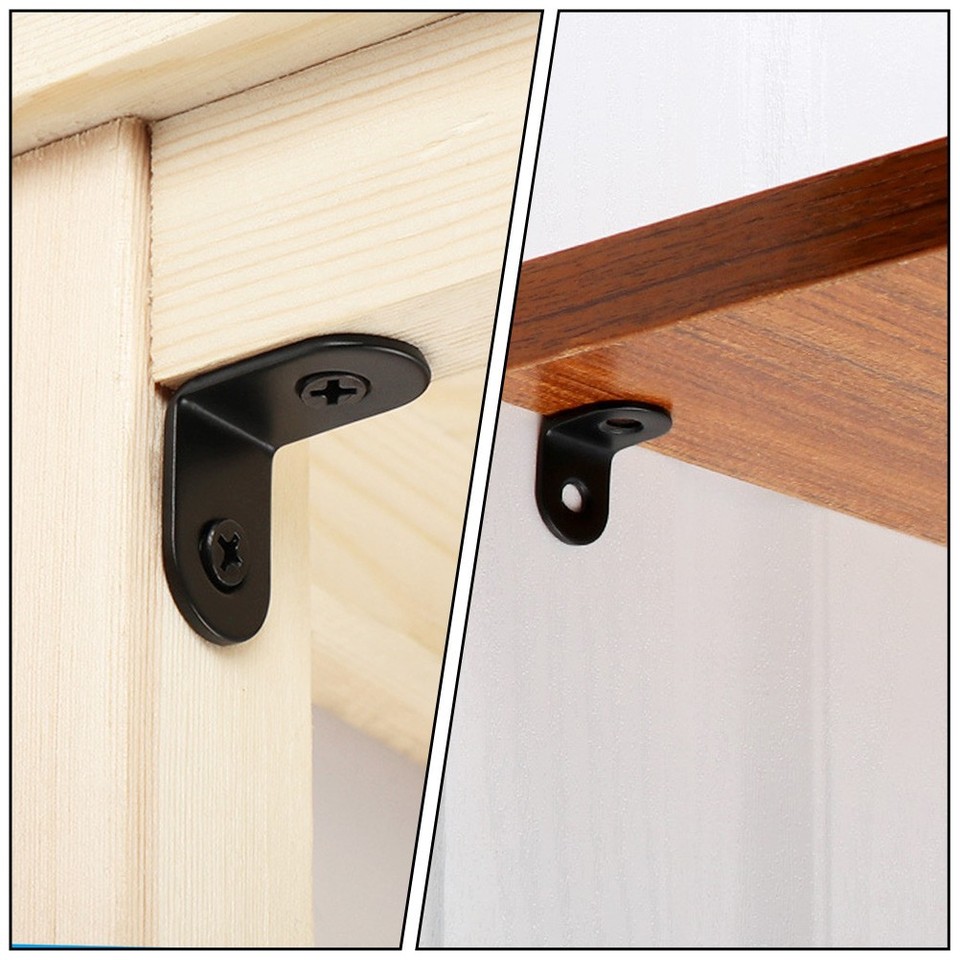 16 PCS Small Angle Bracket Heavy Duty Furniture Corner Connectors | eBay UK