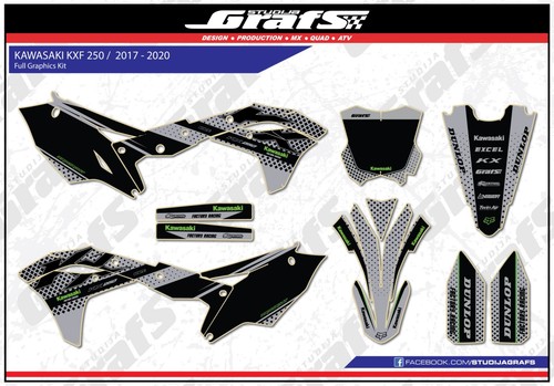 2017 2018 2019 2020 KXF 250 Graphics Kit For KAWASAKI KX 250 F 250F ...