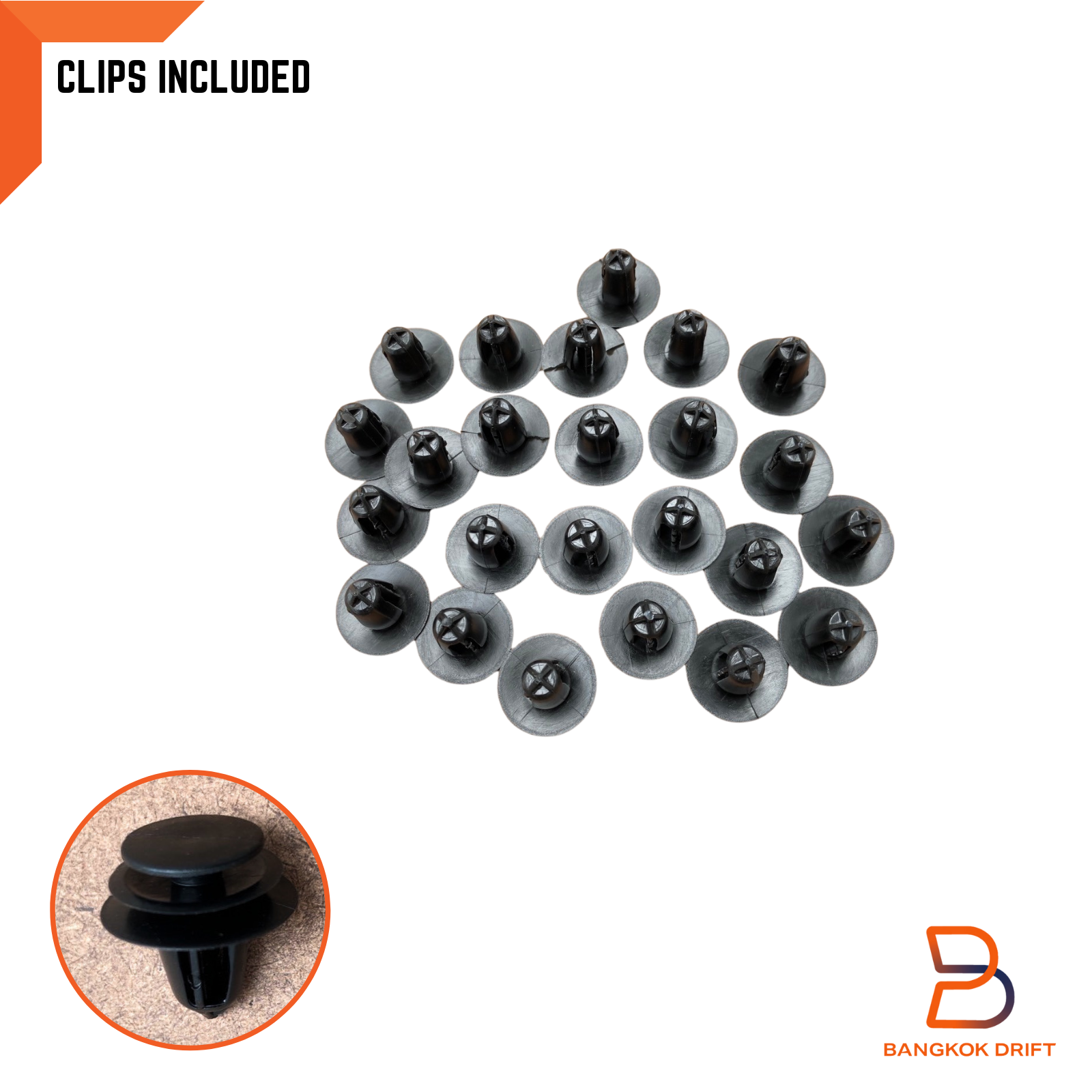 PAIR GREY INTERIOR DOOR PANEL + CLIPS FOR TOYOTA PICKUP LN55 LN56 LN65 ...