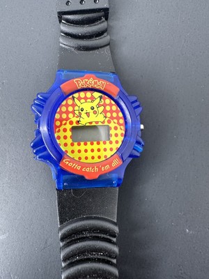 Vintage 1999 Nintendo Pokemon Pikachu Digital Sports Watch Innovative ...
