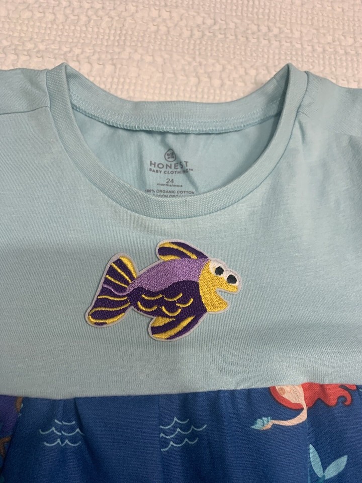 Toddler Girl’s Dress Size 24 Months Mermaids All Colors Fish Blue ...