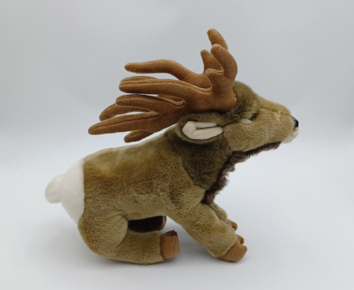 Realistic Moose and Deer Plush Stuffed Animals Hunting Cabin Critters ...