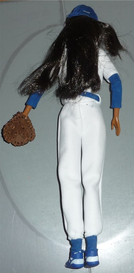 BARBIE LA Dodgers African American Collectors Edition Baseball Doll ...