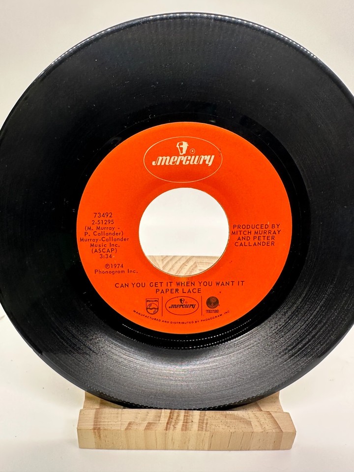 PAPER LACE Can You Get It / The Night Chicago MERCURY 73492 45 VINYL 7 ...