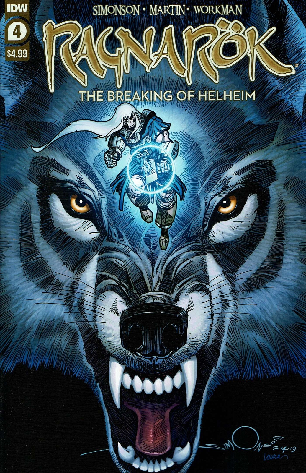 Ragnarok: The Breaking of Helheim #4A VF/NM; IDW | Walter Simonson - we ...