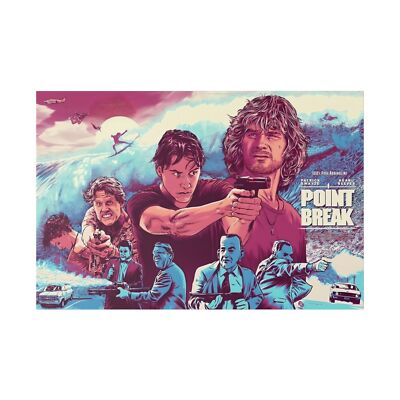 Point Break Canvas Wall Print "Point Break Animated Movie Poster ...