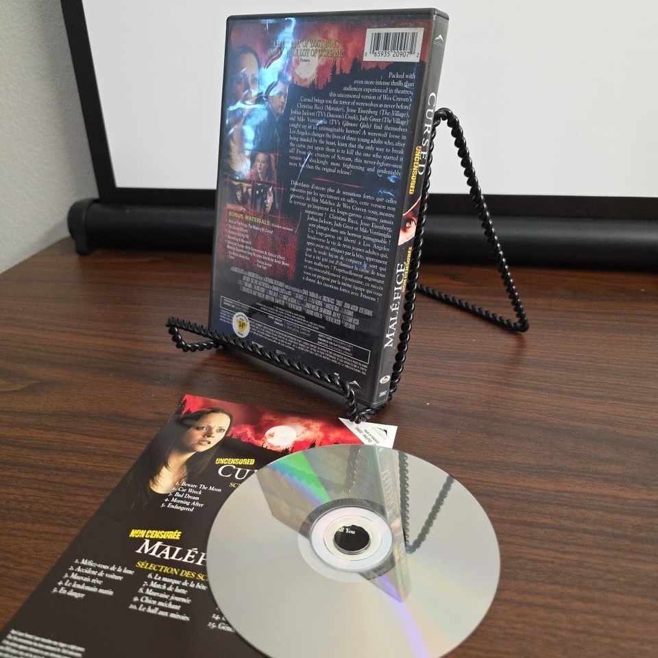 Cursed (DVD 2005 Uncensored Edition) Wes Craven, Christina Ricci ...