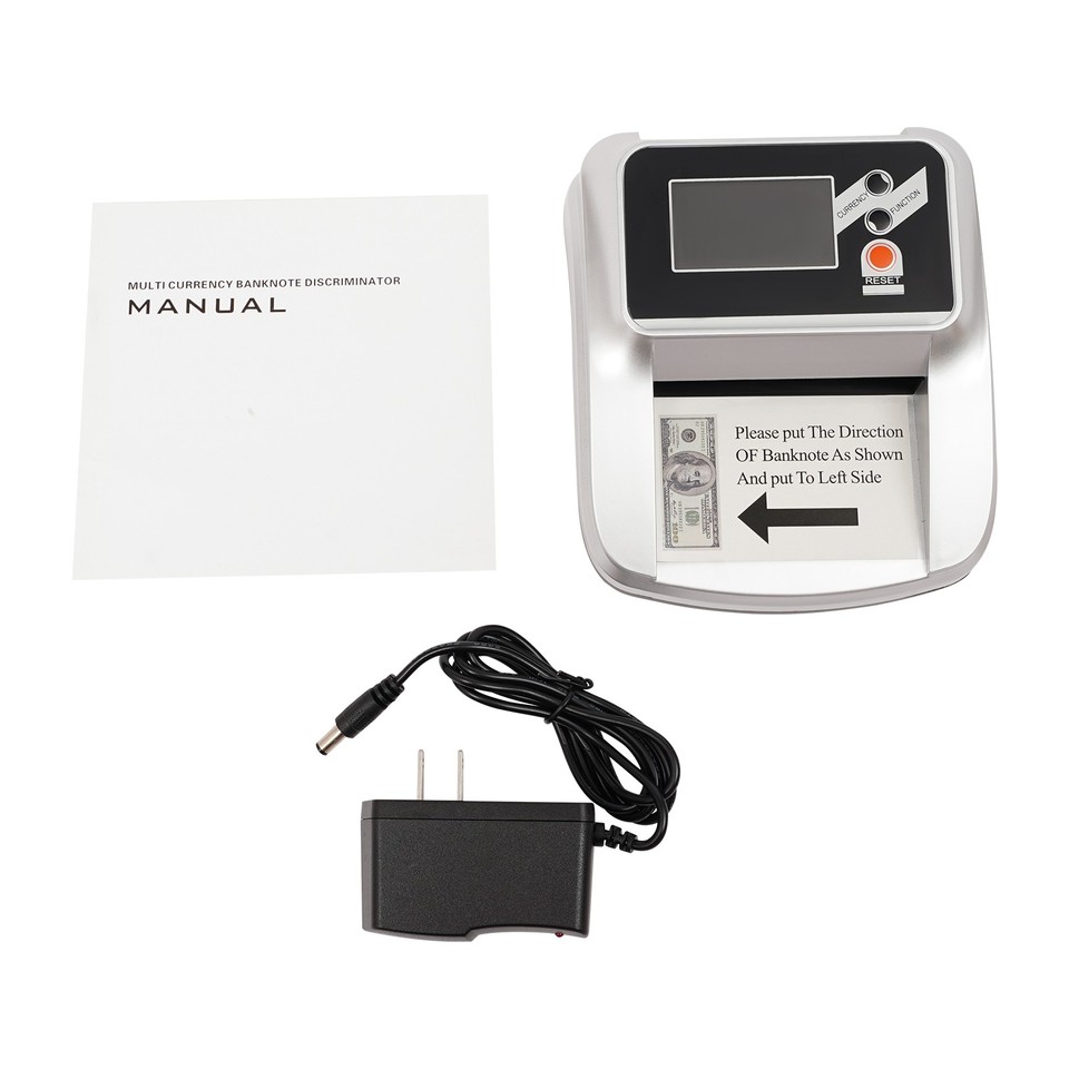 Bank Counterfeit Money Detector Machine UV MG Fake Currency Bill ...
